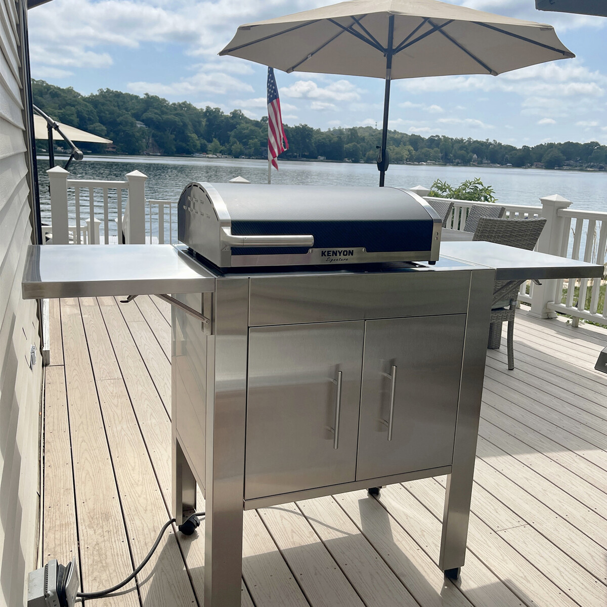 BARBECUE ELETTRICO DA INCASSO KENYON SIGNATURE GRILL INTELLIKEN | Il ...